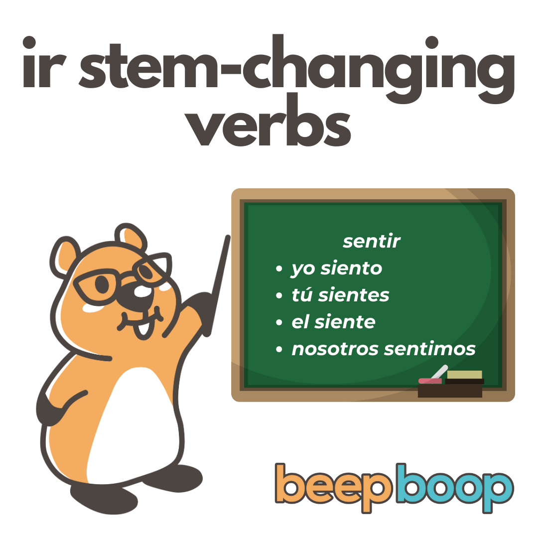Understanding IR Stem-Changing Verbs in Spanish: A Guide | beepboop.us ...