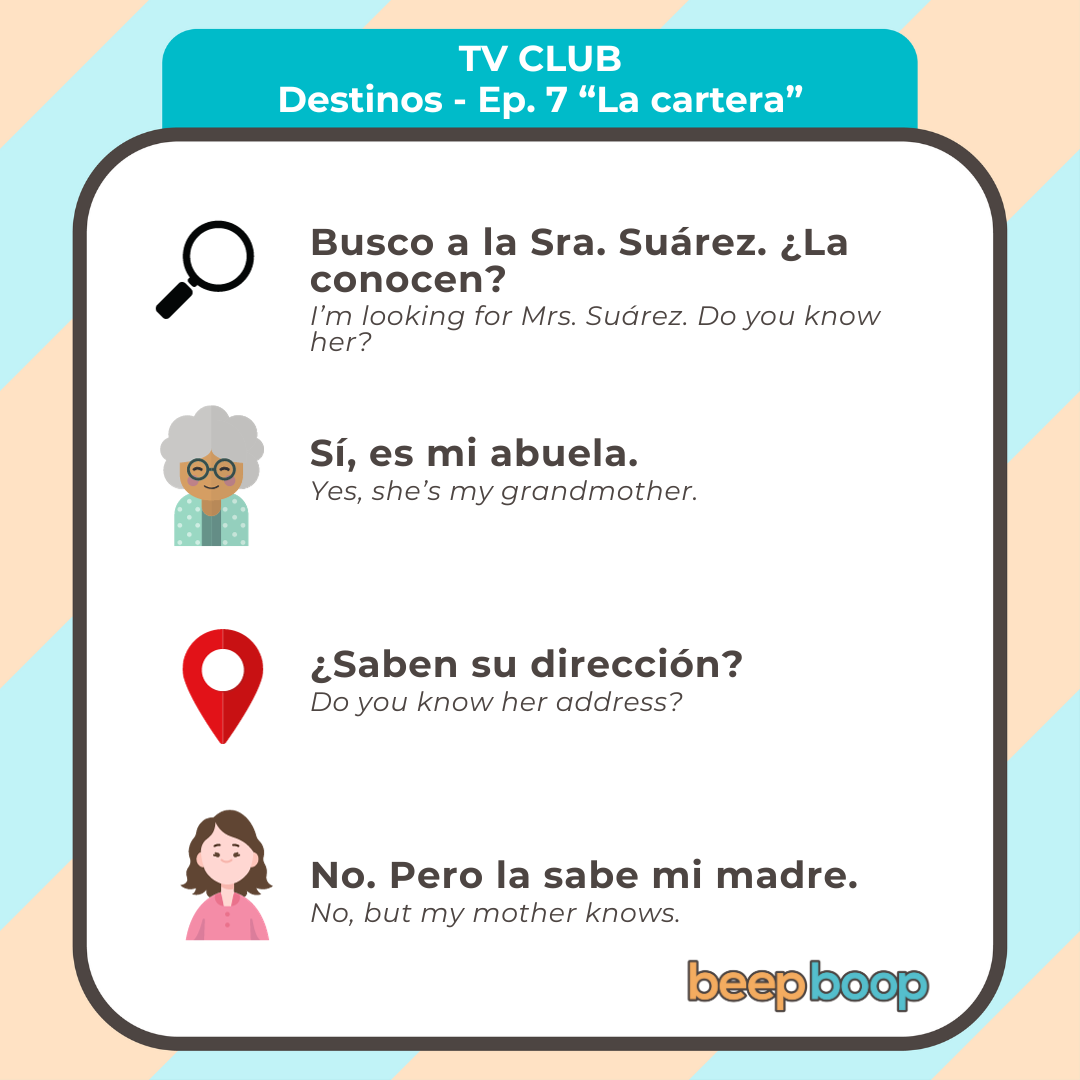 TV Club: Destinos Episode 7 "La Cartera" is out! | Destinos, TV Club ...