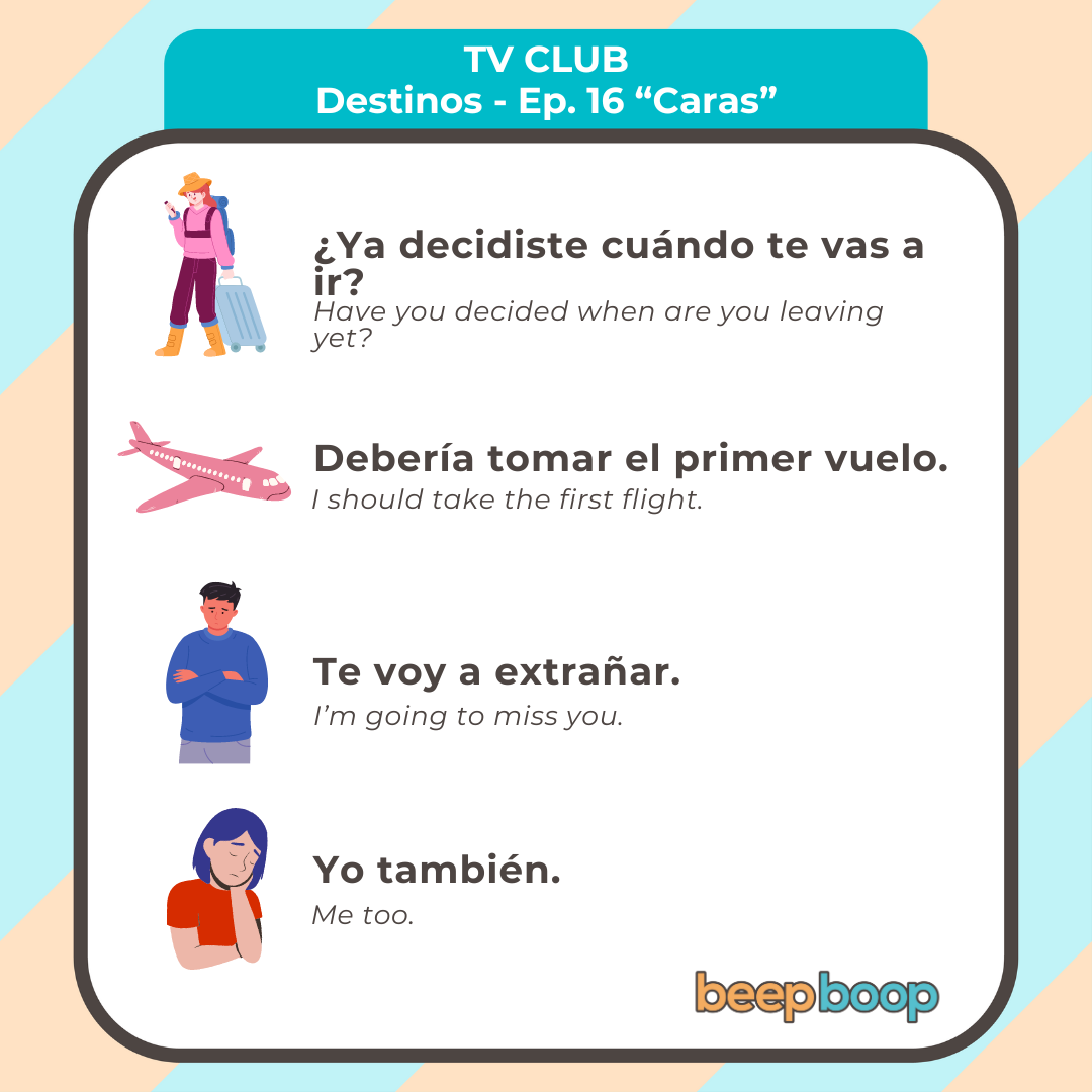 Destinos Episode 16 "Caras" is out! | Destinos and more | beepboop.us ...